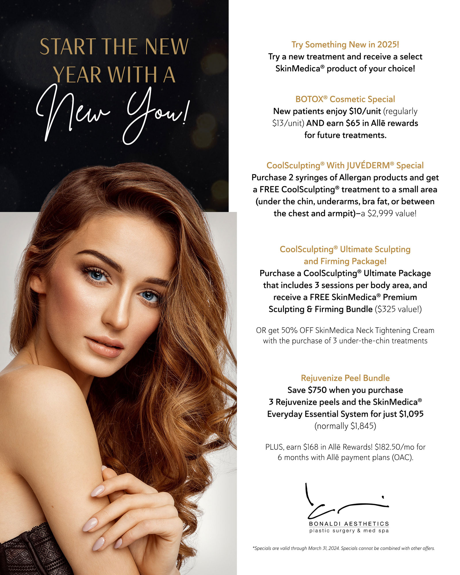 Specials | Bonaldi Aesthetics Plastic Surgery & Med Spa